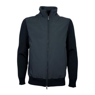 Paul & Shark Typhoon Re-4x4 Stretch Cardigan - - Jackets - Herren - Schwarzk - XL