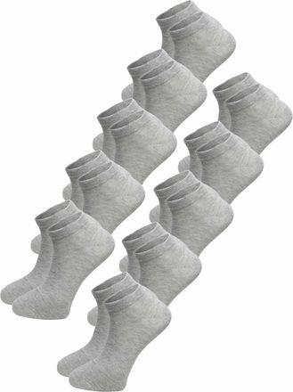 Tazzio Herren Sneaker Socken 10er-Pack Sneakersocken Socks A906 (Grau, 43-46)