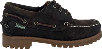 Sebago Homme, Chaussures, Brun, Taille: 43 1/2 EU Acadia Suede Waxed