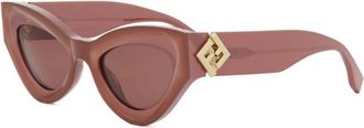 Fendi Stilvolle Schultertasche in Elfenbein - - Accessories - unisex - Rosa - 52 MM