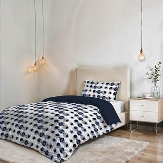 Italian Bed Linen Fantasy Bettbezug, Mikrofaser, Kleine Doppelte, Optical