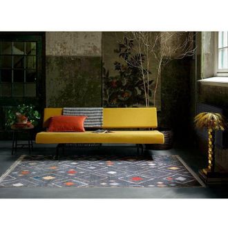 Wecon Home Wecon Home - Tapis berbère à courtes mèches kilim Mont Royal Gris 133x200