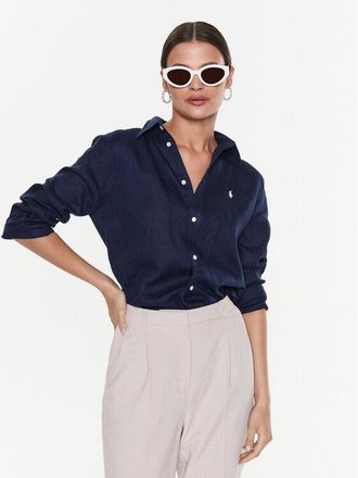 Polo Ralph Lauren Hemd 211920516007 Dunkelblau Relaxed Fit