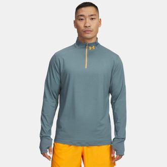 Under Armour QUnder Armourlifier Oberteil mit.5-Zip für Herren Jasper Blau / Reflektierend XXL