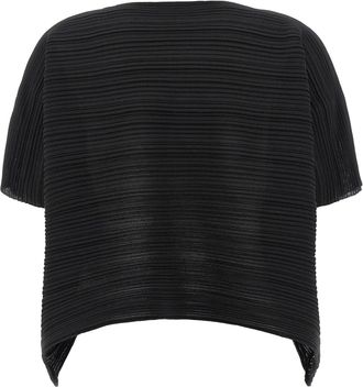 Pleats Please Issey Miyake Paper Bounce Blouse - Black