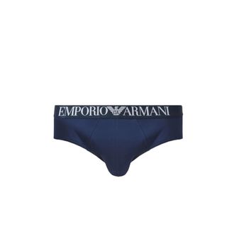 Emporio Armani Homme, Sous-vêtements, Bleu, Taille: XL Slip Bleu 1108143R51100135