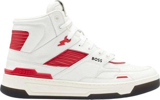 HUGO BOSS Sneaker f&uuml;r Herren, Leder (Wei&szlig;)