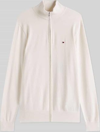 Tommy Hilfiger Regular Fit Strickjacke aus reiner Baumwolle