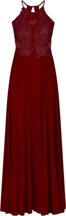 Apart Fashion Damen Apart avondjurk van kant en chiffon Special Occasion Dress, Bordeaux, L EU