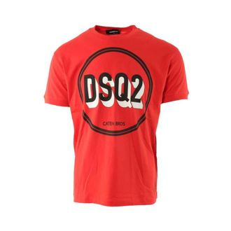 Dsquared2 Very Very Dan Fit T-shirt - - Tops - Herren - Rot - S