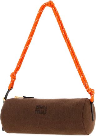 Miu Miu Nylon Shoulder Bag - Brown