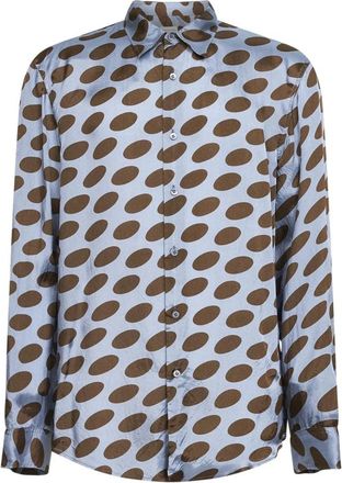 Dries Van Noten Homme, Chemises, Multicolore, Taille: M Soft Ellipses Shirt