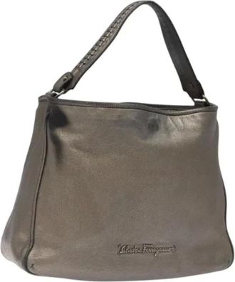 Ferragamo Pre-owned Cuir sacs-main - Femme - Pre-owned - Jaune - Taille: ONE Size