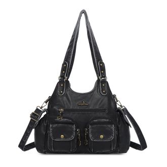 Angel Kiss Damen-Handtaschen, gro&szlig;e Hobo-Tasche, weiches PU-Leder, Schultertasche f&uuml;r Damen