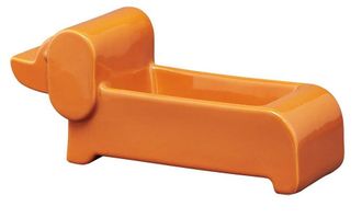 Orla Kiely C-f&ouml;rmiger &Uuml;bertopf mit Dackel-Design, Orange, Einheitsgr&ouml;&szlig;e