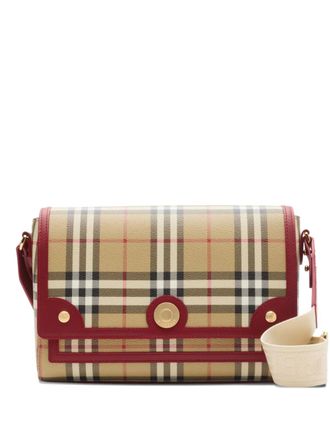 Burberry sac &agrave; bandouli&egrave;re &agrave; carreaux - Tons neutres