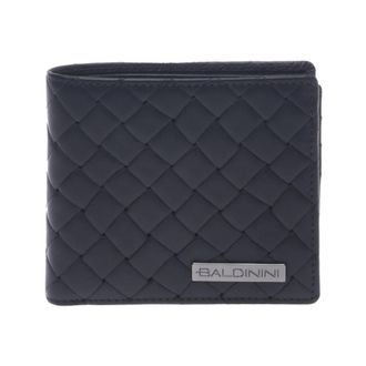Baldinini Wallet in black woven print leather - - Accessories - Herren - Schwarzk - ONE SIZE