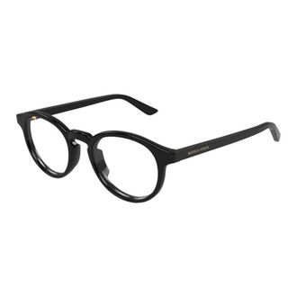 Bottega Veneta Homme, Accessoires, Noir, Taille: 50 MM Oval Optical Frame