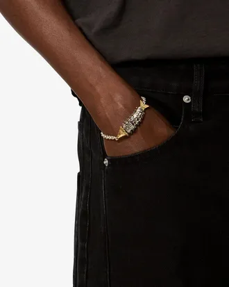 Isabel Marant Bracelet River Man - Homme - Argent&eacute;-dor&eacute; - Taillet2 - Isabel Marant