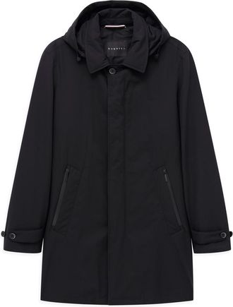 Bugatti Leichter Kurzmantel mit Kapuze aus RAINSERIES-Kollektion in