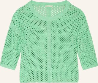 Lilienfels Lilienfels Strickshirt Mit Leinen gruen