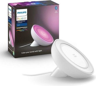 Philips Hue White & Color Ambiance, lampe Bloom, 4ème génération - Blanc, compatible Bluetooth, fonctionne avec Alexa, Google Assistant et Apple