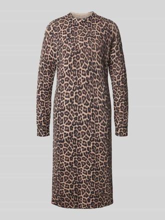 Christian Berg Strickkleid mit Woll-Anteil und Rundhalsausschnitt