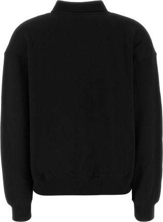 Polo Ralph Lauren Logo-Embroidered Cotton Blend Polo Shirt - Black