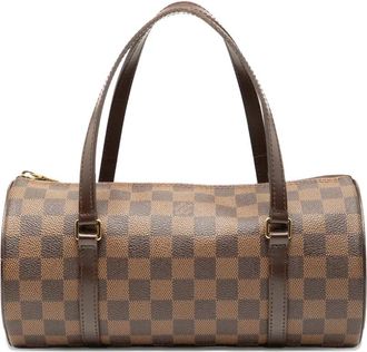 Louis Vuitton sac à main Damier Ébène Papillon 26 (2007) - Marron
