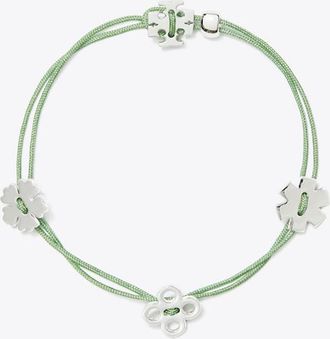 Tory Burch Damen Forget Me Not Cord Bracelet