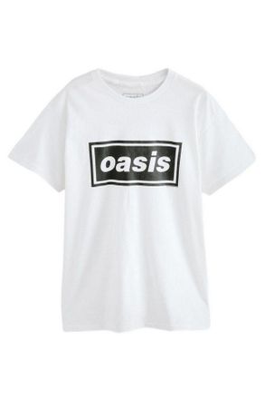 Next T-Shirt Offiziell lizenziertes Relaxed Fit T-Shirt, Oasis (1-tlg)