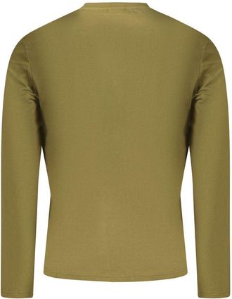 Napapijri Logo-Embroidered Cotton T-shirt - Green