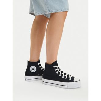 Converse Sneakers aus Stoff Converse Chuck Taylor All Star Lift Hi 560845C Schwarz