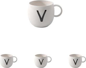 like. by Villeroy & Boch Letters Becher V 13x10x8cm (Packung mit 4)
