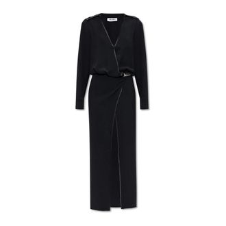The Attico Kleid mit Applikation - - Dresses - Damen - Schwarzk - S