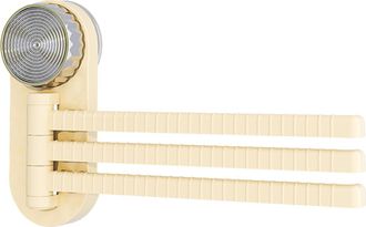 Generic Handtuchhalter Bad - 3-Armiger Handtuchständer für das Badezimmer - Starker Saugnapfhalter Bohrungsfrei Platzsparend 180 Grad Drehbar Für Kinder Erwac