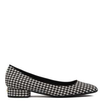 Dolce & Gabbana Hahnentritt-Pumps mit Blockabsatz - - Shoes - Damen - Schwarzk - 37 EU