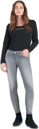 Le Temps Des Cerises Jeans Pulp Slim Roche Taille Haute 7/8&egrave;me Gris N&deg;2