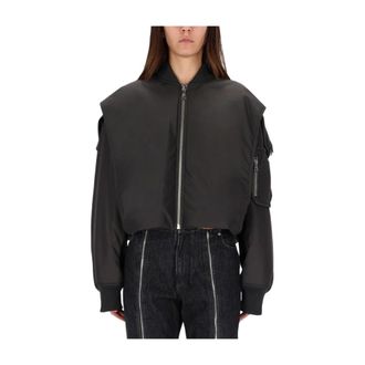 Jean Paul Gaultier Die Kapuzen-Bomberjacke - - Jackets - Damen - Grau - S