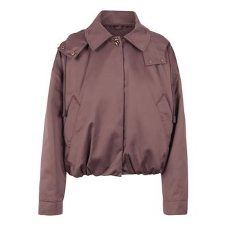 Moncler Chevreuil Short Duchesse Daunenjacke - - Jackets - Damen - Braun - S
