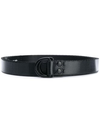 Yohji Yamamoto ceinture textur&eacute;e - Noir