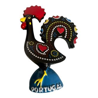 Generic Keramik-Kühlschrankmagnete mit portugiesischem Hahn, beliebte Keramikmuster Portugals, Touristen-Souvenir, Geschenk, perfekte Dekoration für Zuhause, 