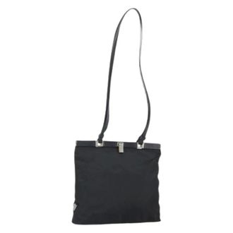 Prada Sac bandouli&egrave;re en nylon Pre-owned - Femme - Pre-owned - Noir - Taille: ONE Size