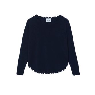 Kujten Kujten, Femme, Pulls, Bleu, Taille: 40 FR Pull ras du cou Liquette