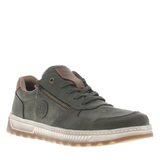 Rieker Homme 37029 Baskets Basses, Vert, 40 EU