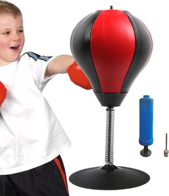Generic Desktop-Boxsack, Saugnapf-Boxsack f&uuml;r Schreibtisch, Stimmung, Entspannte Sportarten, Boxen, T&uuml;rponsball, Boxausr&uuml;stung f&uuml;r und Z&auml;hler