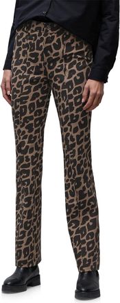 Street One Damen 3717219 Leo Bootcut Hose, Silk Brown, 44W x 32L