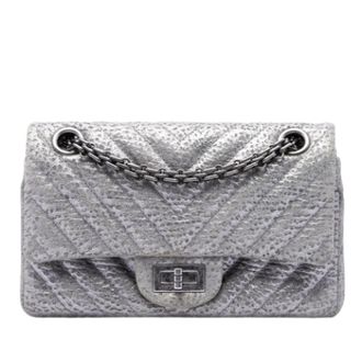Chanel Pre-owned Vintage Double Flap Shoulder Bag - - Pre-owned - Damen - Grau - ONE SIZE
