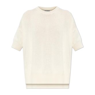 Jil Sander Loose-fit Cashmere Top - - Knitwear - Damen - Beige - XS