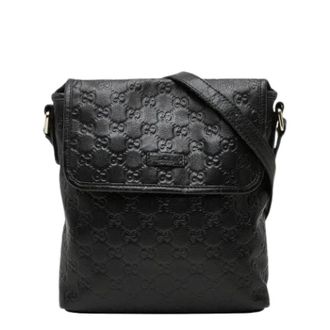 Gucci Sac bandouli&egrave;re vintage Pre-owned - Femme - Pre-owned - Noir - Taille: ONE Size